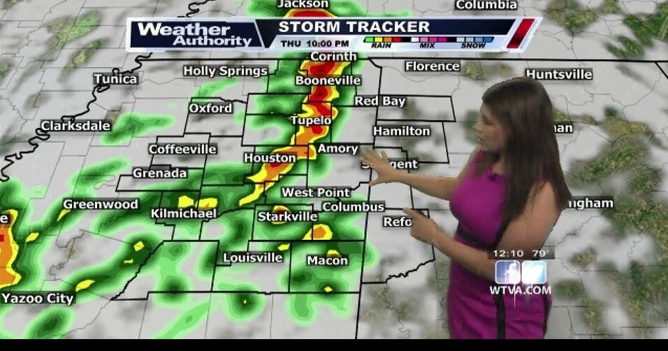 Sunny skies for lunchtime with more severe weather risks Thursday ...