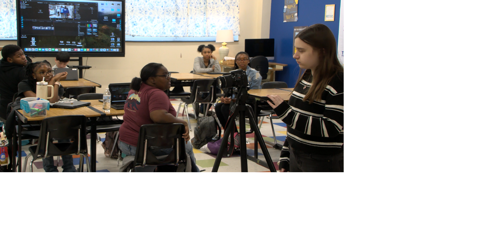 Tupelo Middle School students produce TV newscasts | News | wtva.com