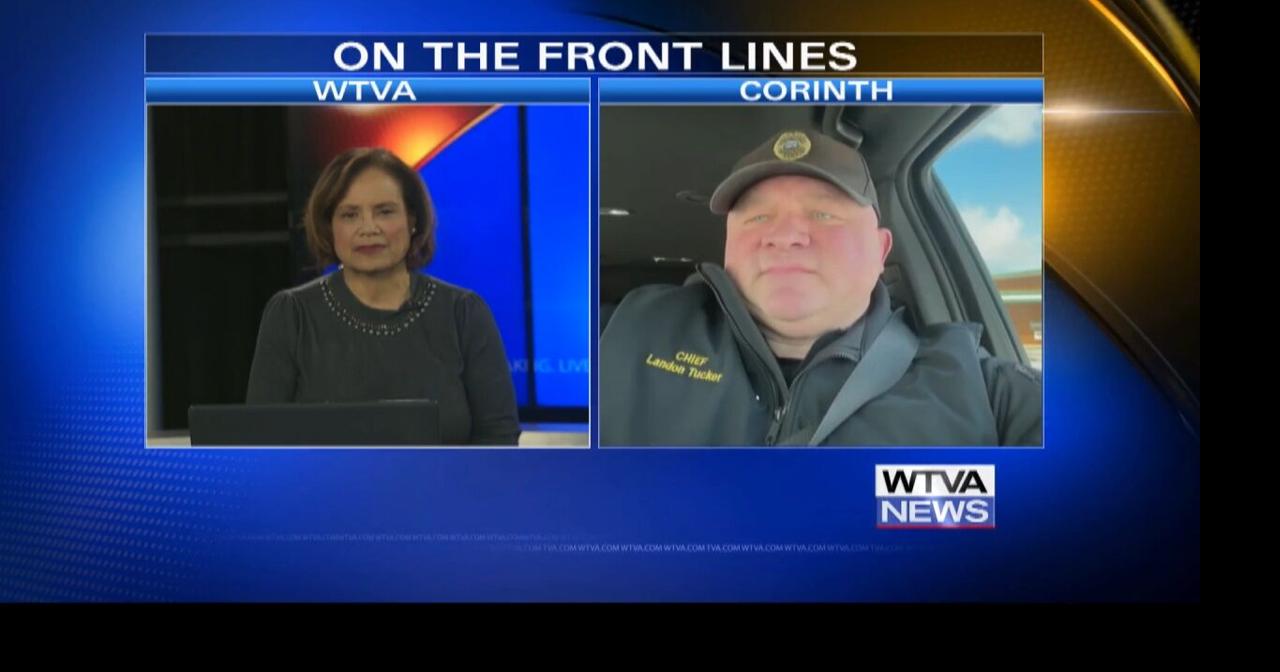 Interview: Corinth officers use chainsaws to clear roads during winter ...