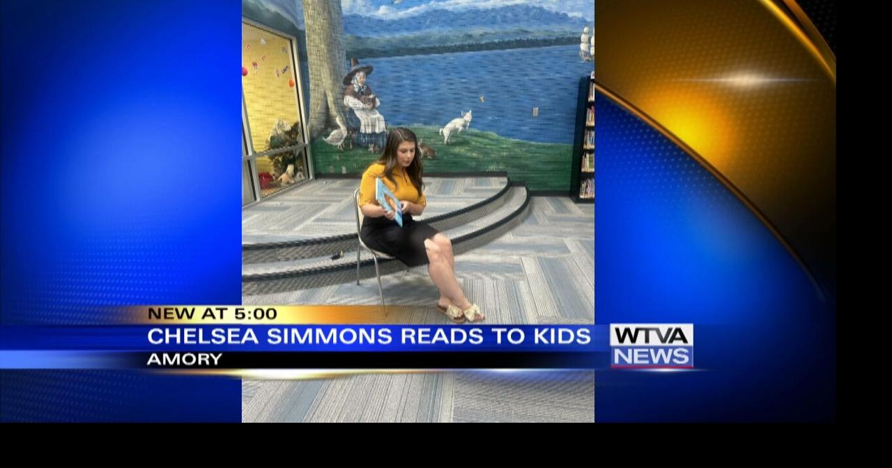 WTVA meteorologist Chelsea Simmons reads to kids at Amory library ...