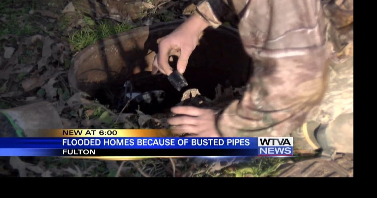 Fulton dealing with burst pipes due to cold temperatures | Video | wtva.com
