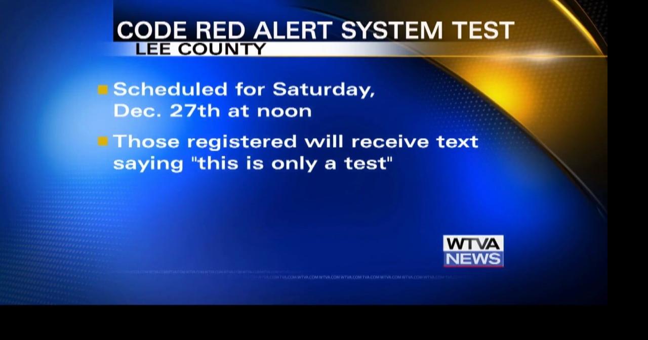 Lee County to test Code Red alert system on Saturday, Dec. 27 | Video ...
