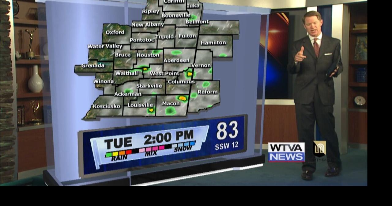 Matt's Monday Evening Forecast - Scattered showers and isolated ...