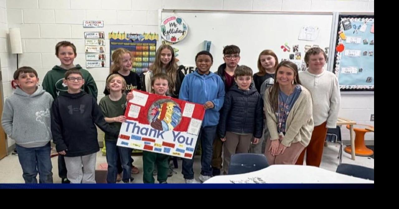 Mooreville students show appreciation for electrical workers | Video ...