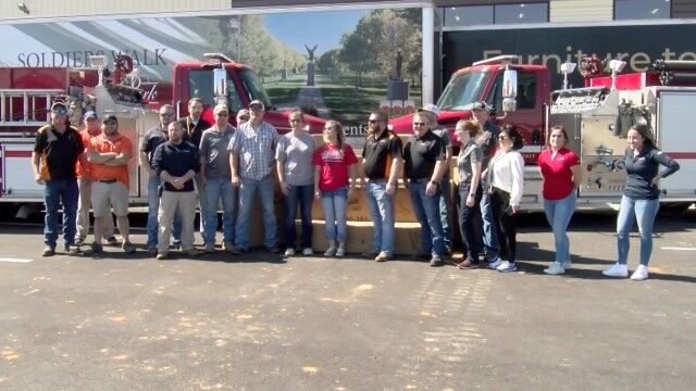 Community donates furniture to heroic Pontotoc County firefighter ...