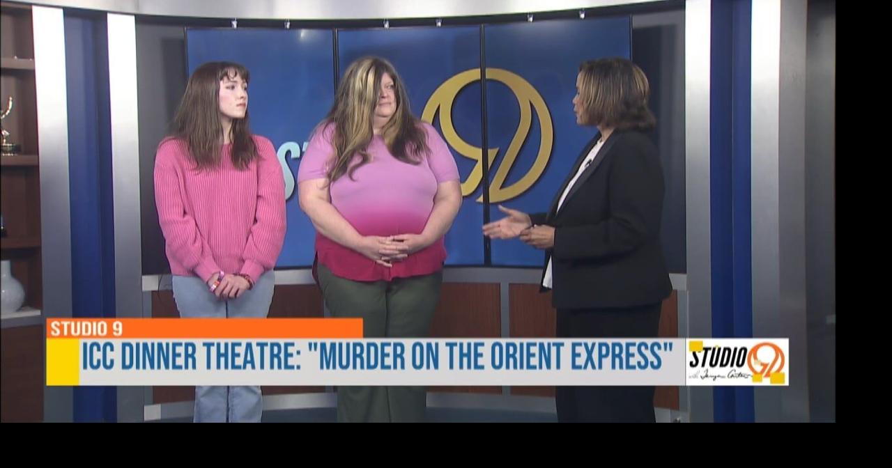 Studio 9 Interview: ICC Dinner Theatre presents 'Murder on the Orient ...