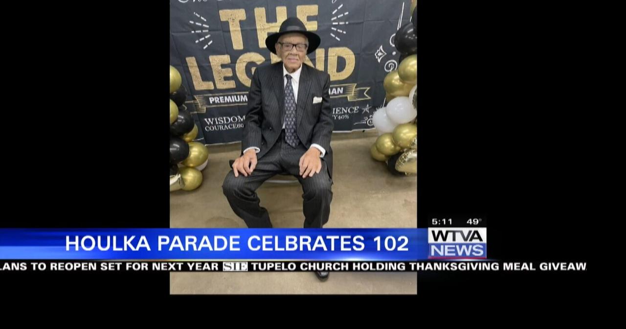 Houlka community celebrates a special birthday with a parade | Video ...