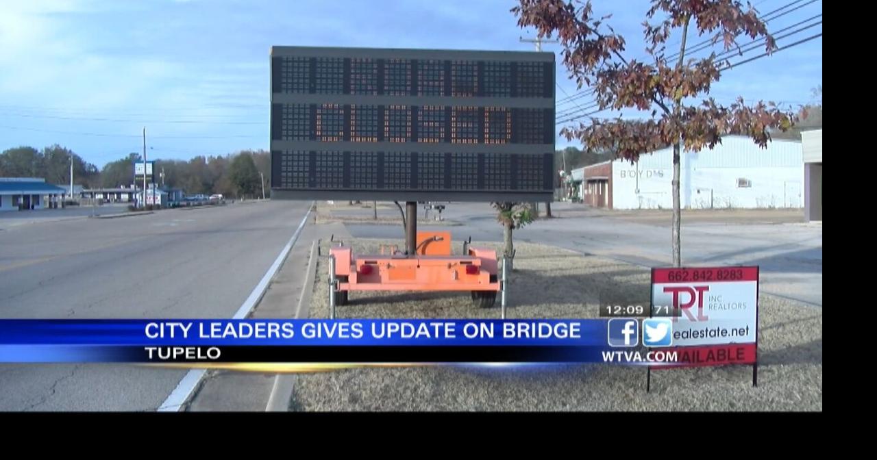 VIDEO - It'll take several months for bridge in west Tupelo to be ...