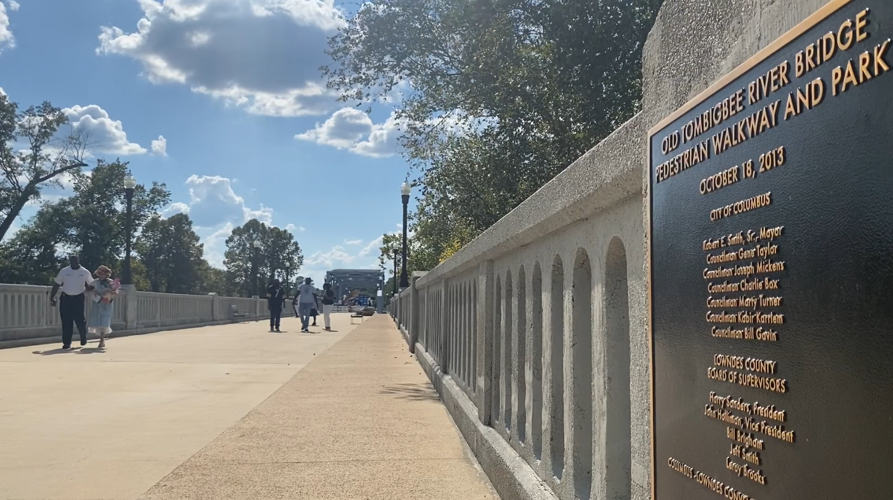 Columbus Riverwalk bridge reopens after four years | News | wtva.com