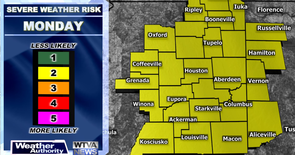 Thunderstorms back in the forecast today | | wtva.com