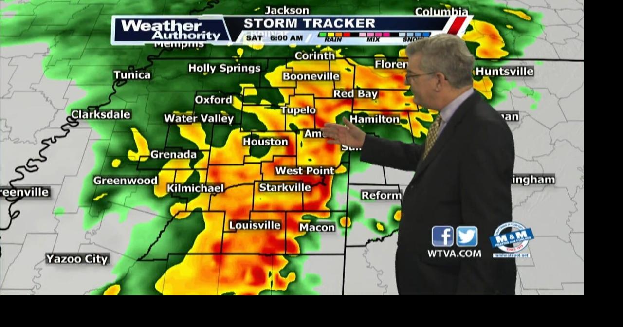 John's Late Friday Forecast - Rain and thunderstorms likely overnight ...