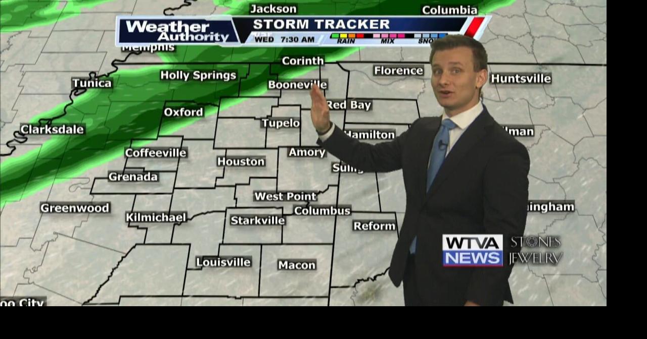 Elijah's Tuesday Morning Forecast: Rain moves in Wednesday morning ...