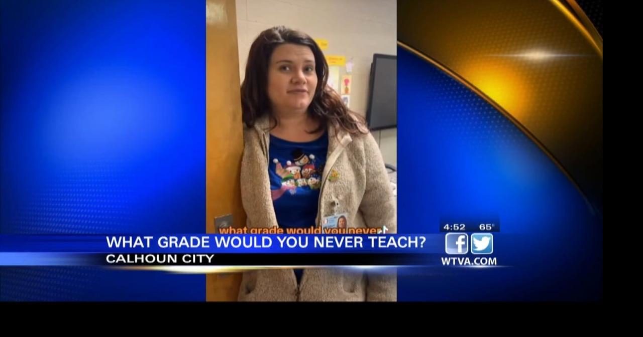 Calhoun City teachers asked what grade they would not want to teach ...