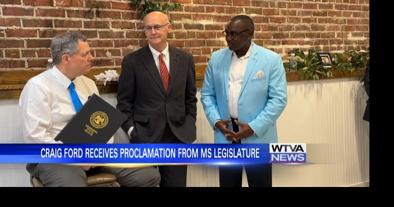 Retired WTVA anchor Craig Ford receives state proclamation | Video ...