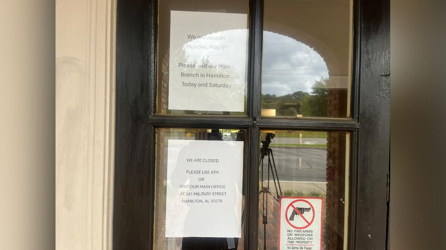 No injuries in Sulligent bank robbery | Alabama | wtva.com