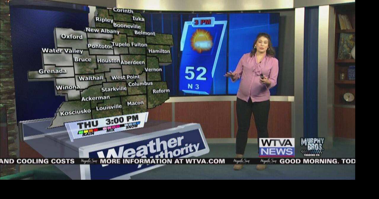 Thursday brings in a few more clouds but still dry through the day ...