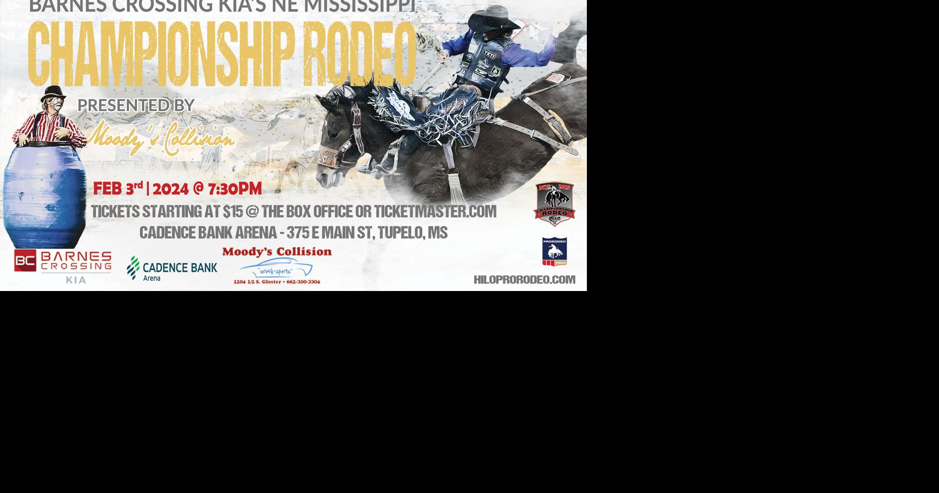 Northeast Mississippi Championship Rodeo Ticket Giveaway | Community ...