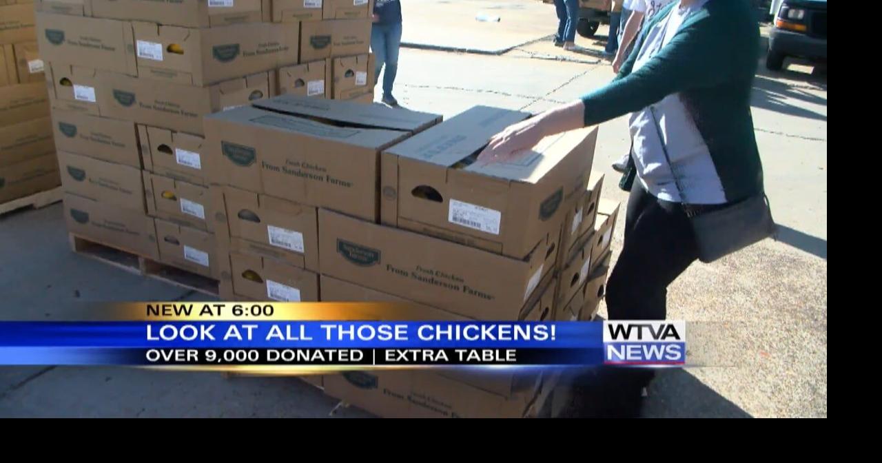Extra Table delivers 10,000 chickens to Mississippi food banks | Video ...