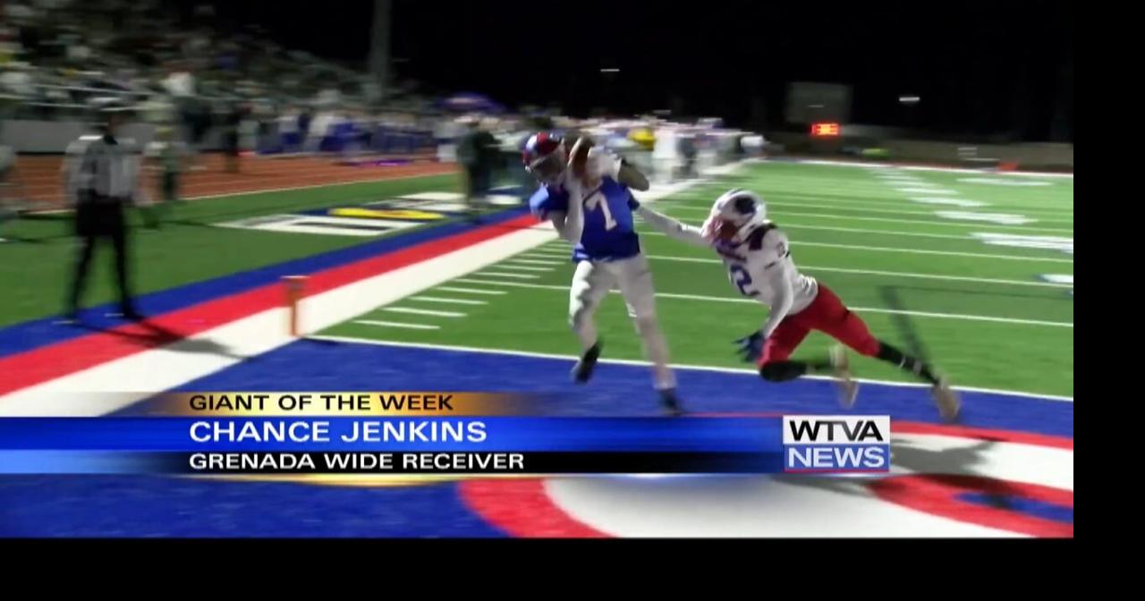 Wendy's Giant of the Week: Grenada WR Chance Jenkins | Sports | wtva.com
