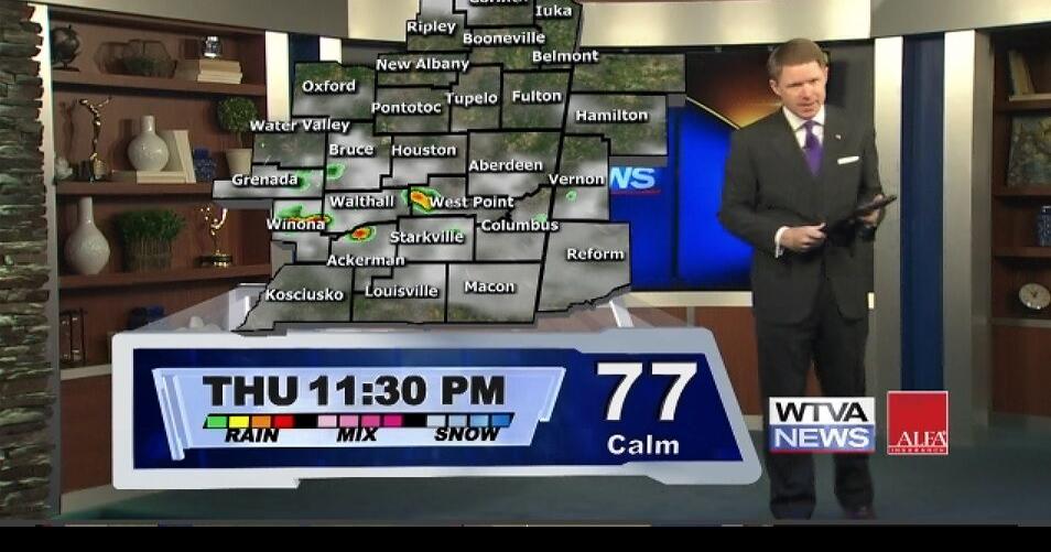 A cold front moves to the south of our area on Friday | Forecast | wtva.com