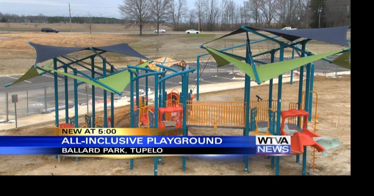 New all-inclusive playground taking shape at Ballard Park in Tupelo ...