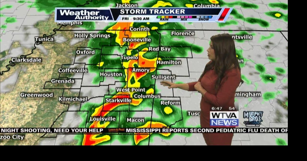 Chelsea's Friday morning forecast: Storms move into the area through ...