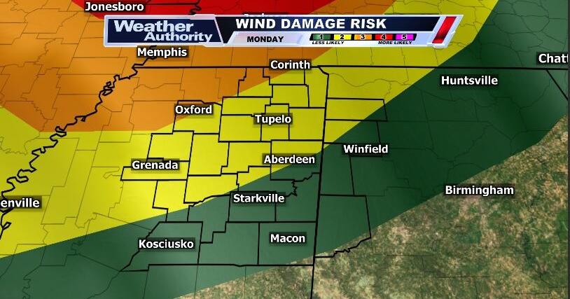 Early Tuesday morning severe threat | Forecast | wtva.com