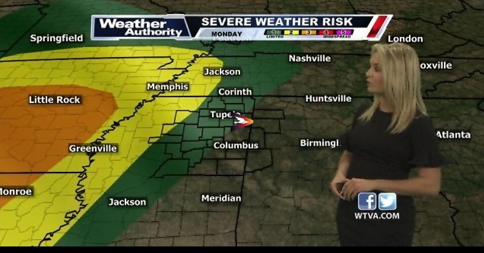 Threat for severe weather leading us into the first full week of the ...