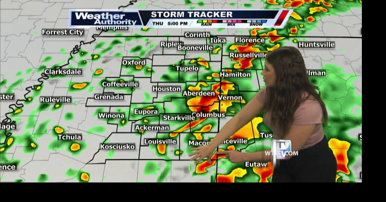 Thursday afternoon forecast: Severe storms push in for the afternoon ...