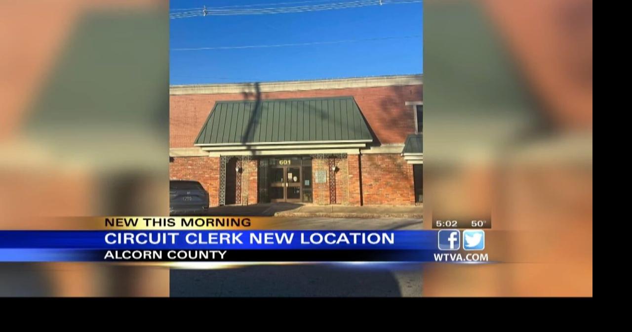 Alcorn County Circuit Clerk's Office is relocating because of flooding | Video | wtva.com