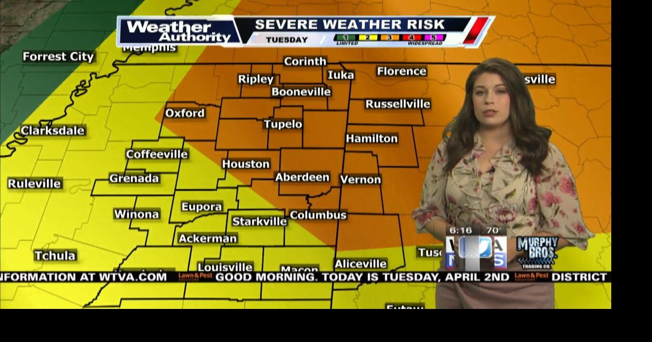 Chelsea's Tuesday morning forecast: Strong storms move in later today ...