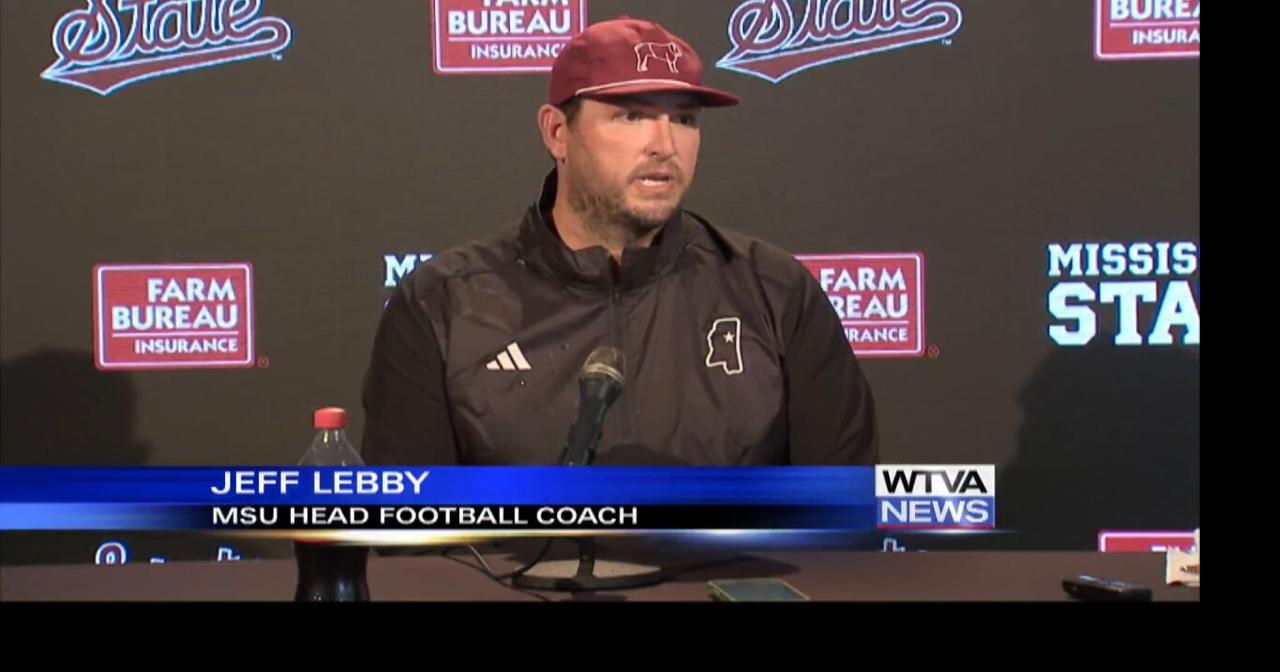 MSU Head Football Coach Jeff Lebby gives takeaways from their second ...