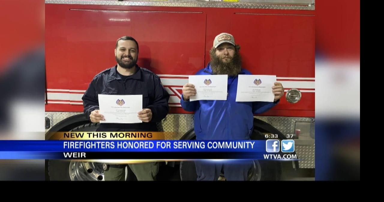 Weir firefighters honored for serving community | Video | wtva.com