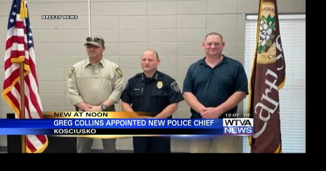 VIDEO - Greg Collins appointed new Kosciusko police chief | Video ...