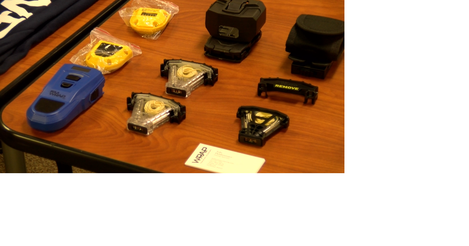 BolaWrap demo held for law enforcement in Booneville | News | wtva.com