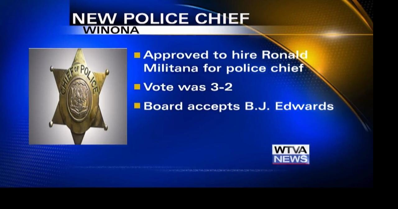 The city of Winona has a new police chief | News | wtva.com