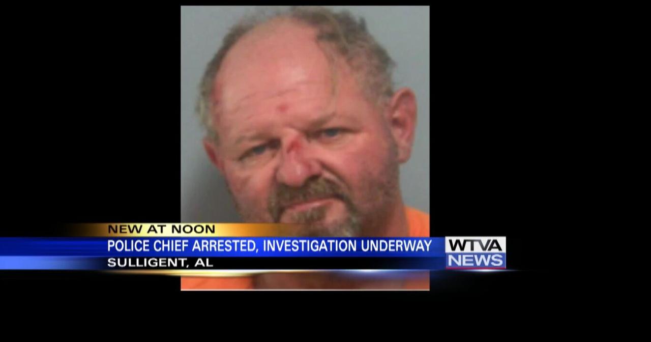 Sulligent, Alabama, police chief arrested | Video | wtva.com