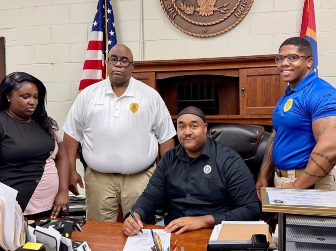 Macon Mayor swears in Andreas Walker as Chief of Police | News | wtva.com