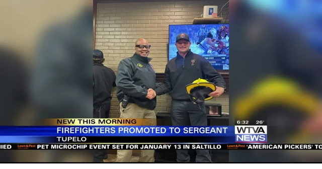 Tupelo firefighters promoted | Video | wtva.com