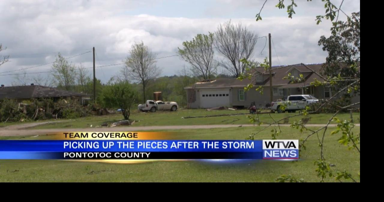 Pontotoc County picking up pieces after weekend storms | Video | wtva.com