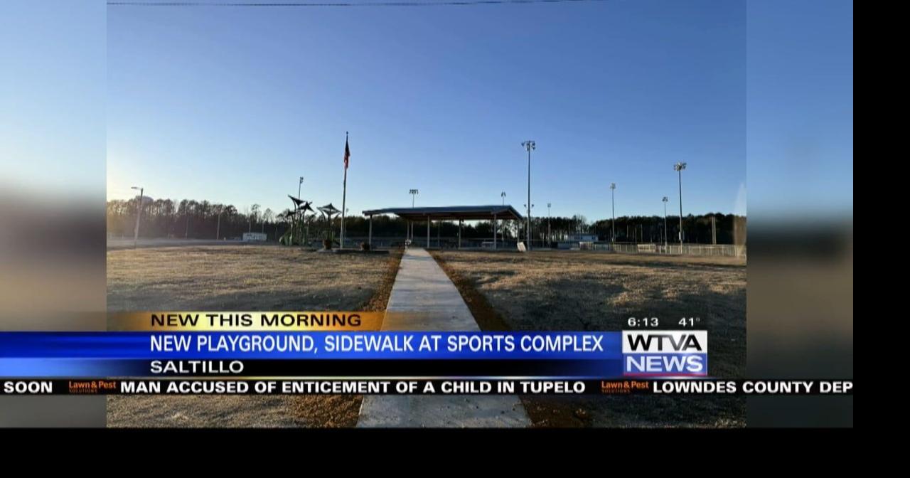 A new sidewalk has been added to the new playground in Saltillo | Video ...