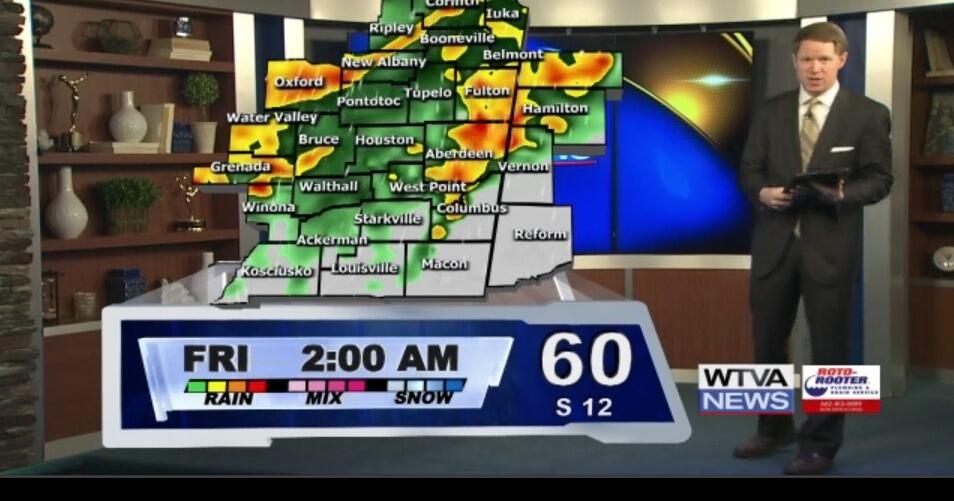 Rain and thunderstorms move in overnight and into our Friday | Forecast ...