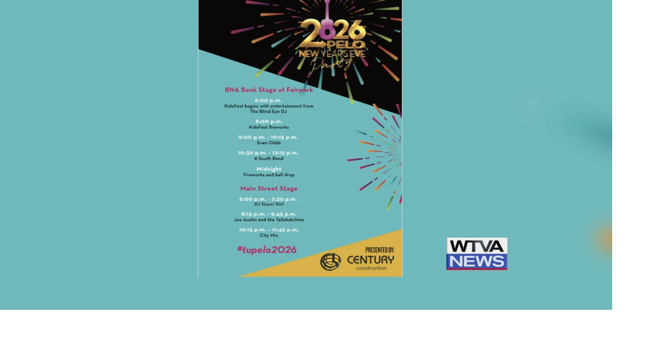 Ring in 2026 in downtown Tupelo with fireworks, ball drop | News | wtva.com