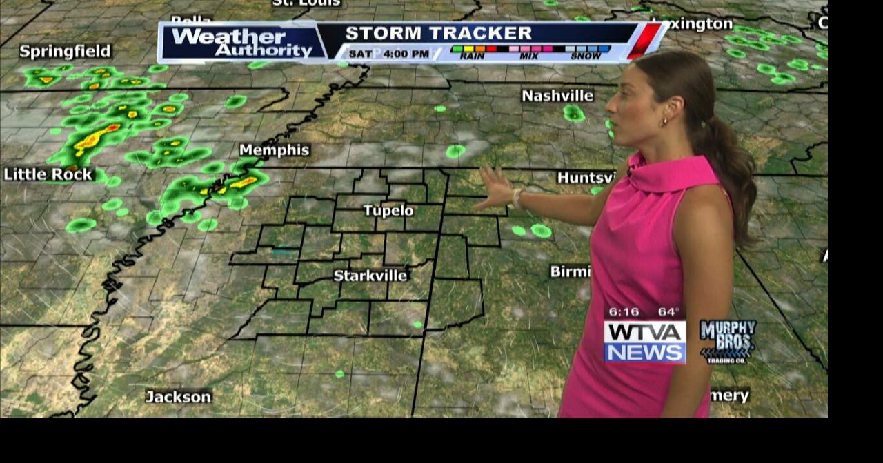 Saturday will be warmer with scattered showers | Forecast | wtva.com