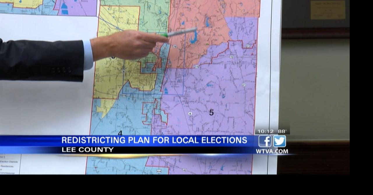 VIDEO - Lee County supervisors adopt redistricting plan for new ...