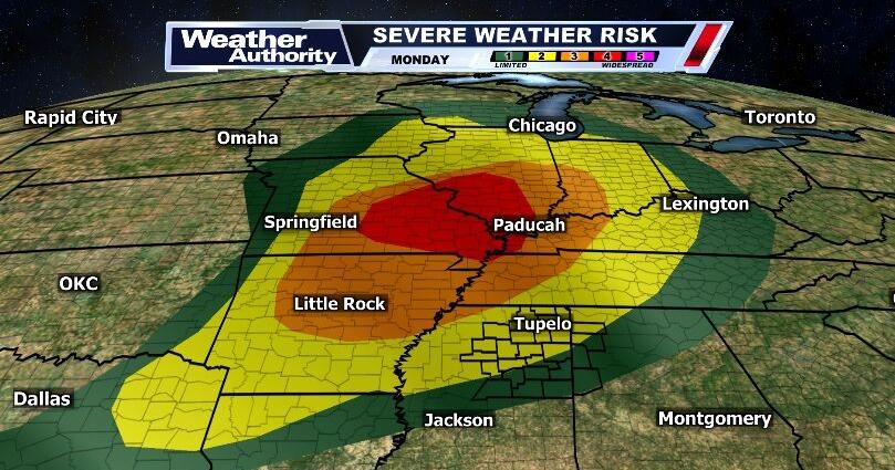 Tornado Watch issued for much of WTVA viewing area until Tuesday ...