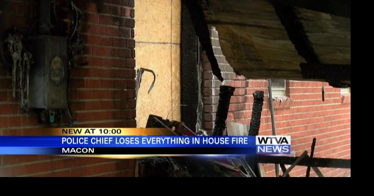 Macon police chief loses everything in house fire | Video | wtva.com