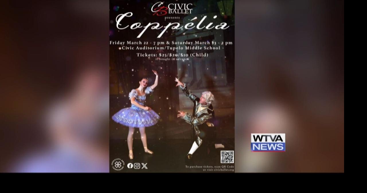 Interview: Civic Ballet presents Coppelia this weekend in Tupelo | Video | wtva.com