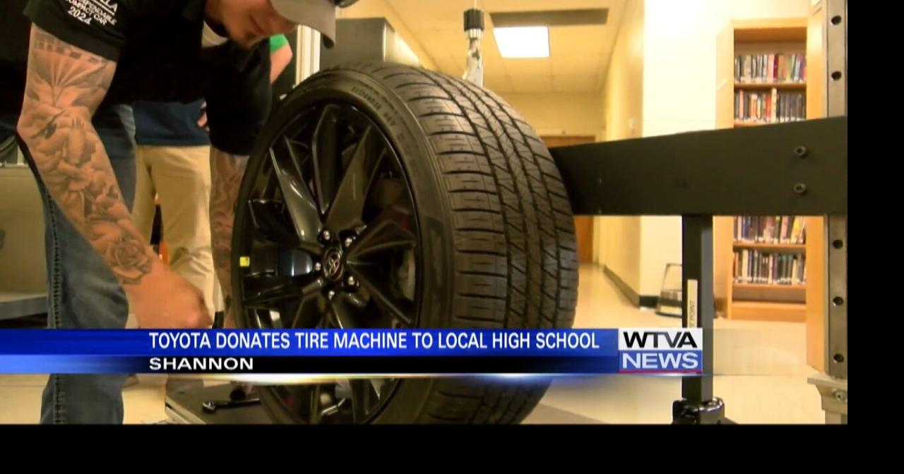 Toyota donates mobile tire changing station to Shannon High School ...