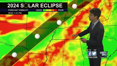 Eclipse Forecast: Cloudy and rainy into viewing period | | wtva.com